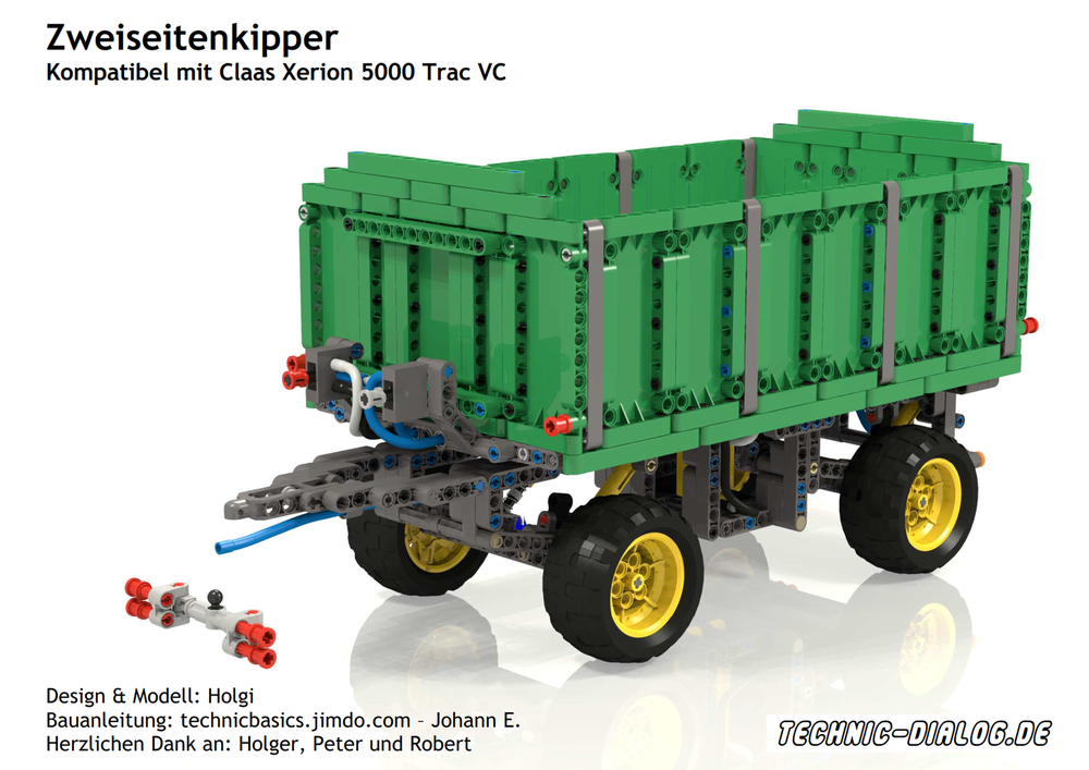 Lego Moc Two Way Tipper By Technicbasics Rebrickable Build With Lego