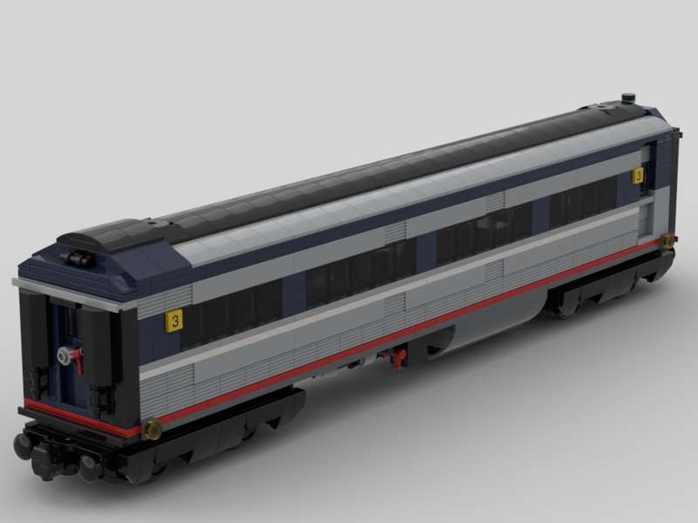 LEGO MOC North American Passenger Train Amtrak Dining Car #3 of 4 by ...
