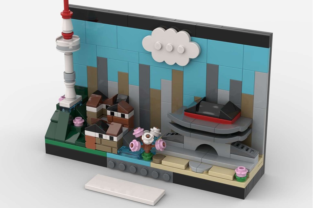 Lego Moc South Koreas Seoul 서울 Postcard By Briyzexo Rebrickable