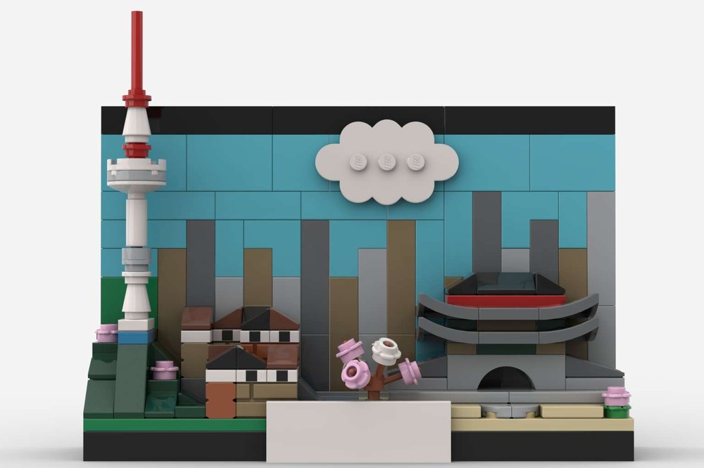 LEGO MOC South Korea's Seoul 서울 Postcard by briyzexo | Rebrickable ...