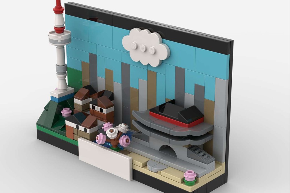 LEGO MOC South Korea's Seoul 서울 Postcard by briyzexo | Rebrickable ...