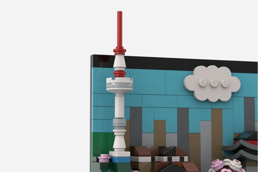 LEGO MOC South Korea's Seoul 서울 Postcard by briyzexo | Rebrickable ...