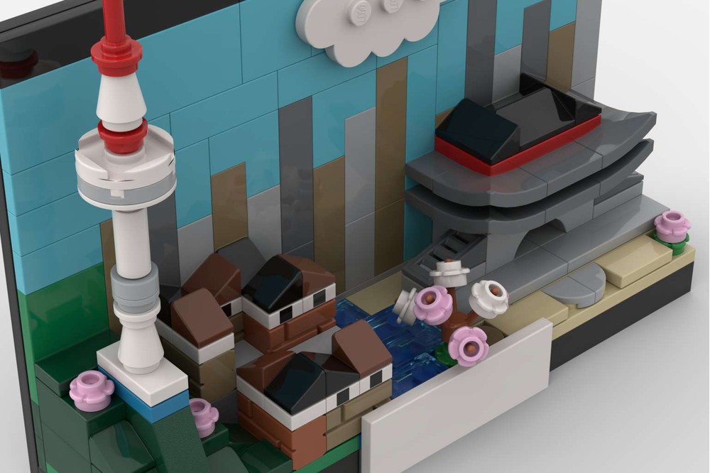 LEGO MOC South Korea's Seoul 서울 Postcard by briyzexo | Rebrickable ...