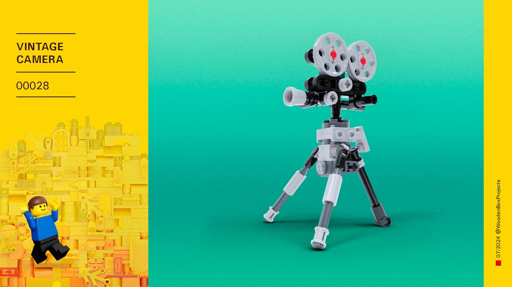 LEGO MOC Vintage Camera by WoodenBoxProjects | Rebrickable - Build with ...
