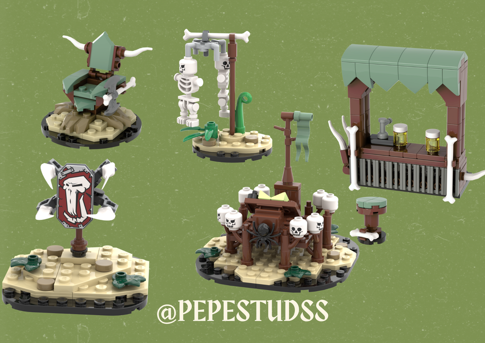 LEGO MOC ORC VILLAGE PACK by Pepestudss | Rebrickable - Build with LEGO