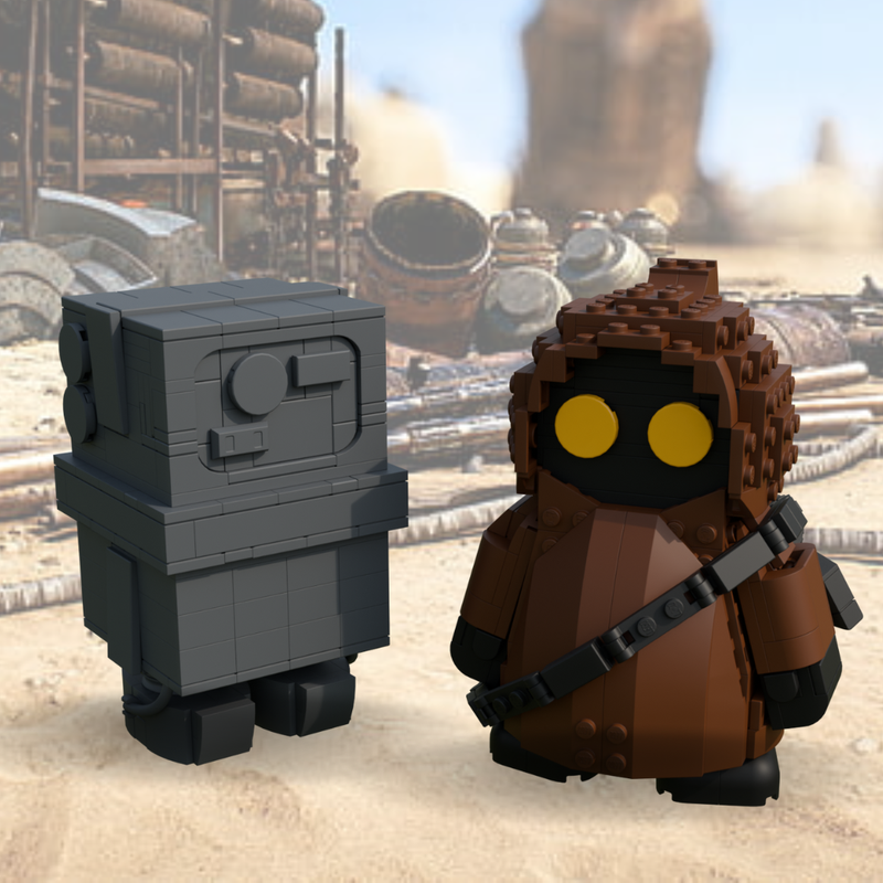 LEGO MOC Jawa and EG-6 GONK Droid by KraftyKoopa | Rebrickable - Build ...