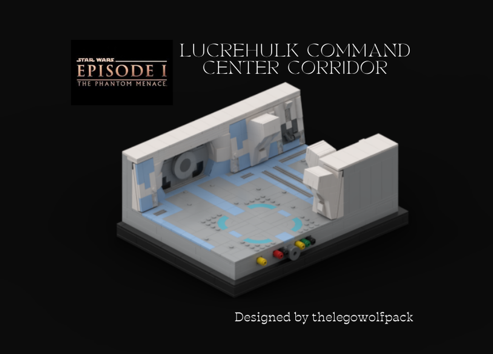 LEGO MOC Lucrehulk command center corridor by thelegowolfpack ...