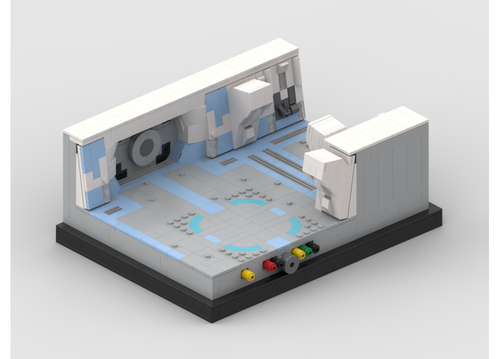 Lego Moc Lucrehulk Command Center Corridor By Thelegowolfpack