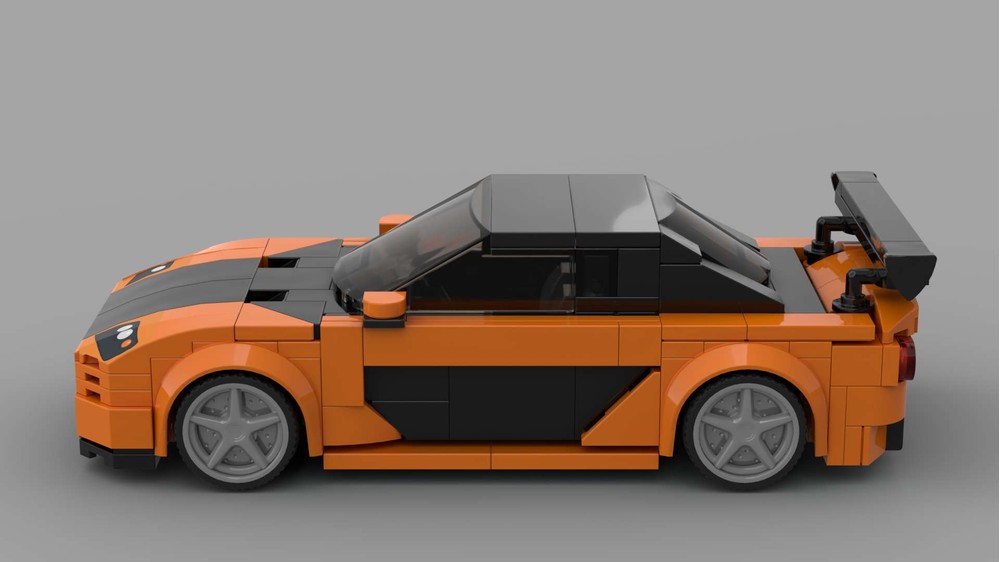 LEGO MOC Fast and Furious: Tokyo Drift Han's Mazda Rx7 Veilside ...