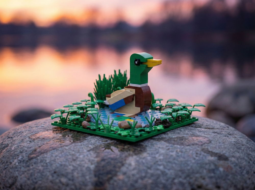 LEGO MOC-188821 Mallard reflecting on water by DiegoFontana ...