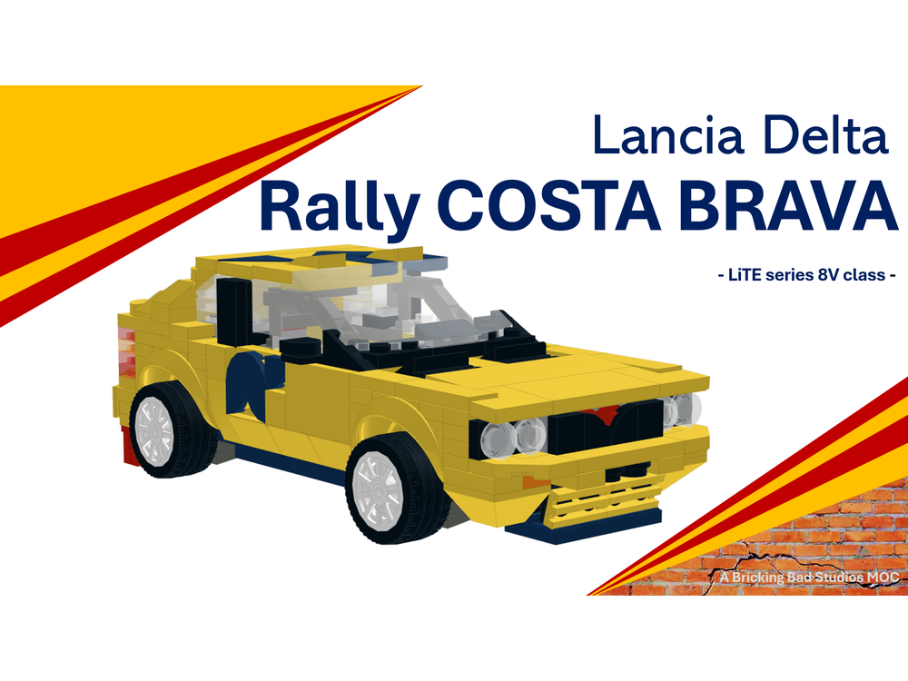 Lego Moc Lancia Delta Costa Brava88 Lite Series Class 4wd By