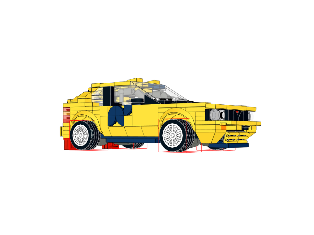 Lego Moc Lancia Delta Costa Brava88 Lite Series Class 4wd By