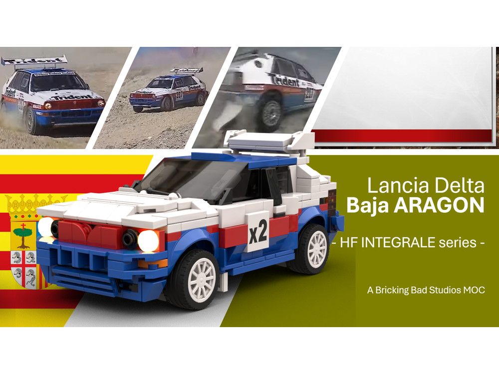 LEGO MOC Lancia Delta'93-ARAGON Baja Hi-Fi [Servia's X-car] (HF ...