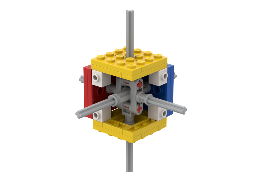 Lego Moc Hinged Cube V2 By Jemunoz0 Rebrickable Build With Lego