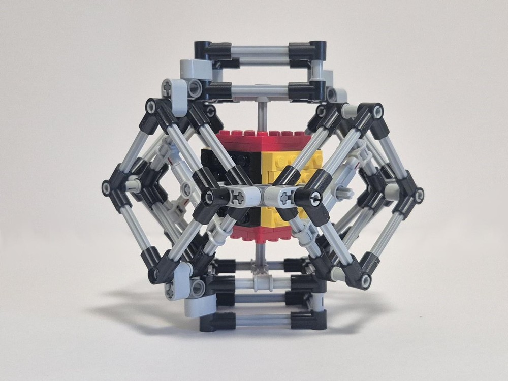 Lego Moc Hinged Cube V2 By Jemunoz0 Rebrickable Build With Lego