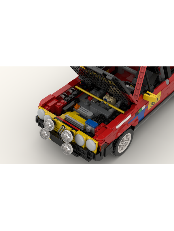 LEGO MOC Fiat Ritmo RALLY by Aquil8 | Rebrickable - Build with LEGO