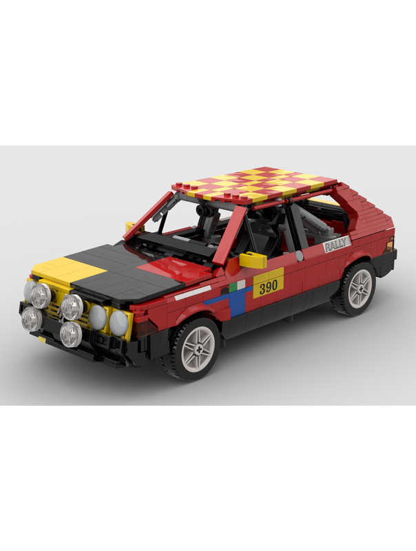 LEGO MOC Fiat Ritmo RALLY by Aquil8 | Rebrickable - Build with LEGO