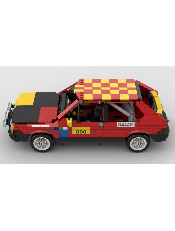 LEGO MOC Fiat Ritmo RALLY by Aquil8 | Rebrickable - Build with LEGO