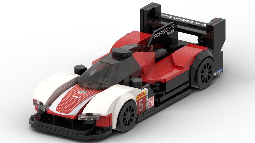 LEGO MOC Porsche 963 ( WEC version ) by Sam21850 | Rebrickable - Build ...