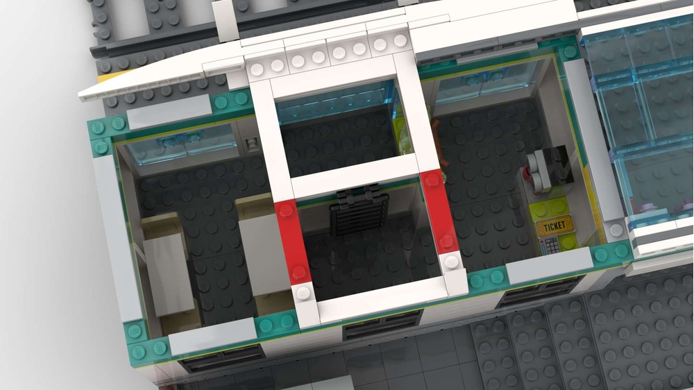 Lego Moc Modular Train Station By Mexwhite Rebrickable Build With Lego