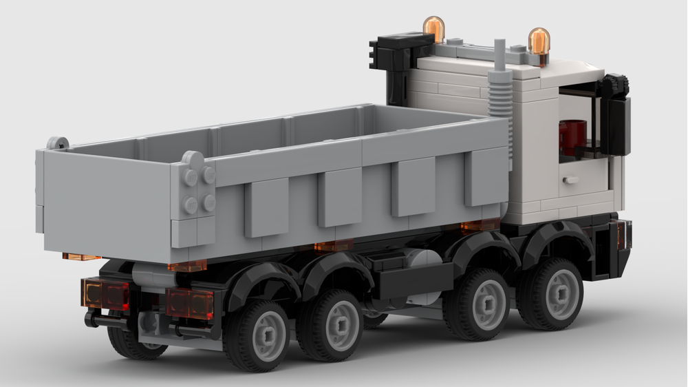 Lego Moc 8×8 Dump Truck By Phigeon Rebrickable Build With Lego