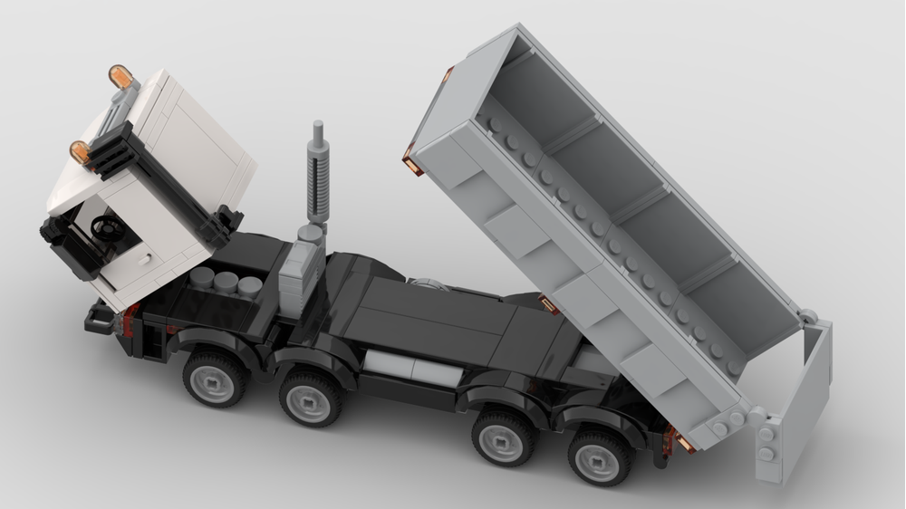 Lego Moc 8×8 Dump Truck By Phigeon Rebrickable Build With Lego