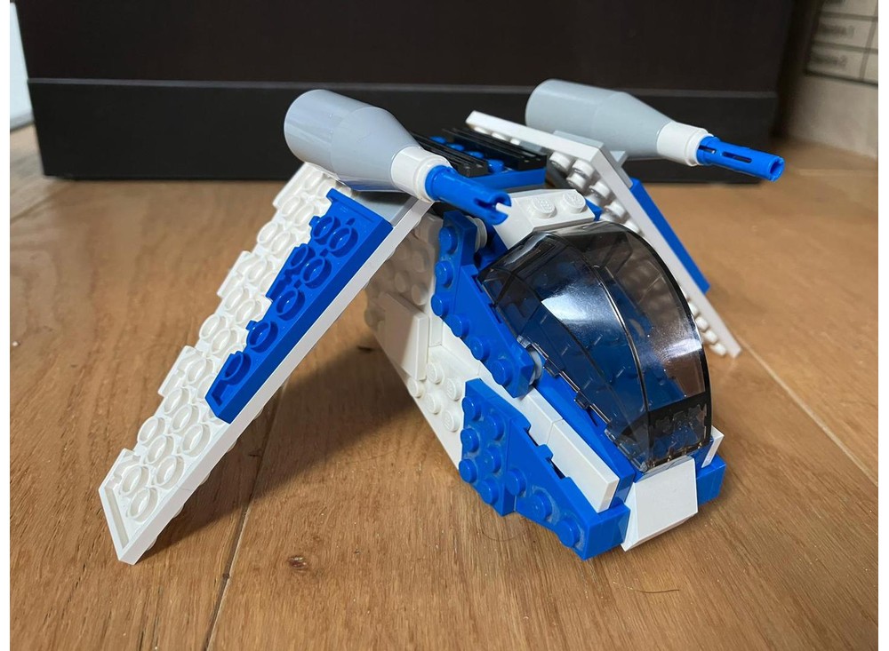 Lego Moc Mini Republic Gunship By Geolaucha Rebrickable Build With Lego