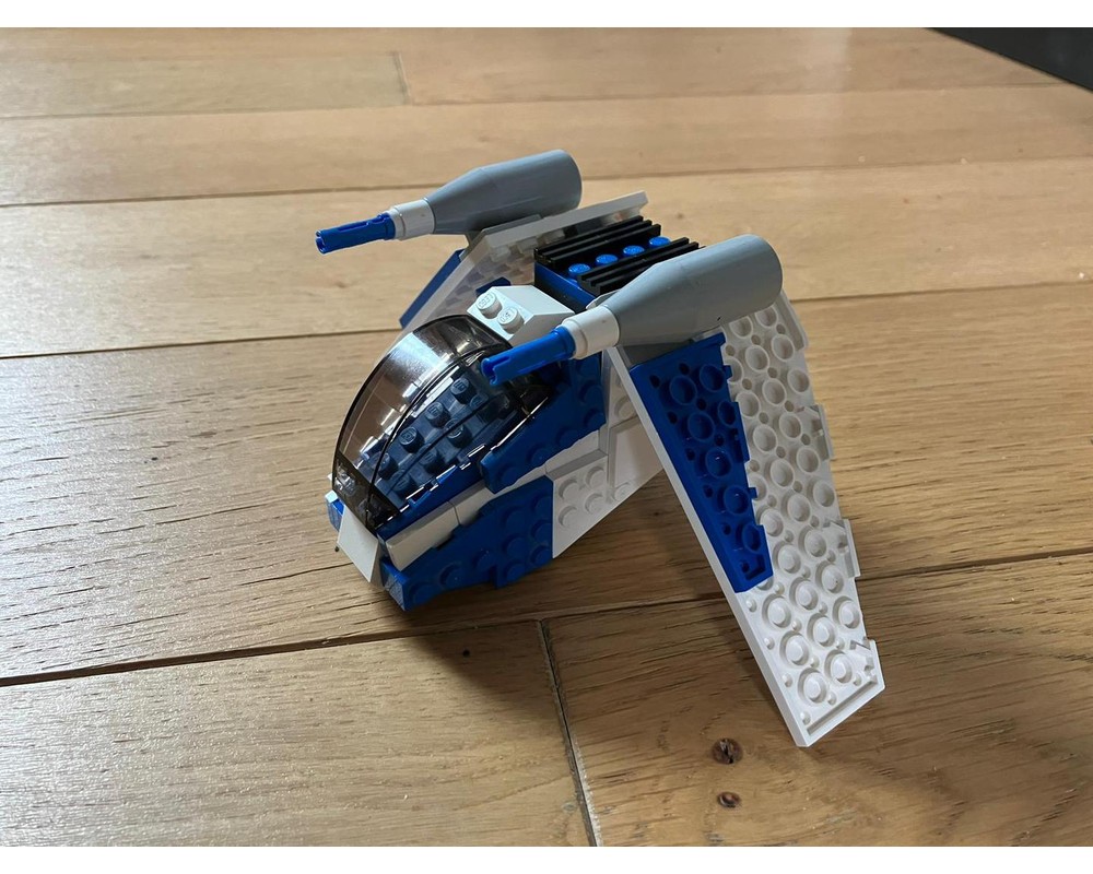 Lego Moc Mini Republic Gunship By Geolaucha Rebrickable Build With Lego
