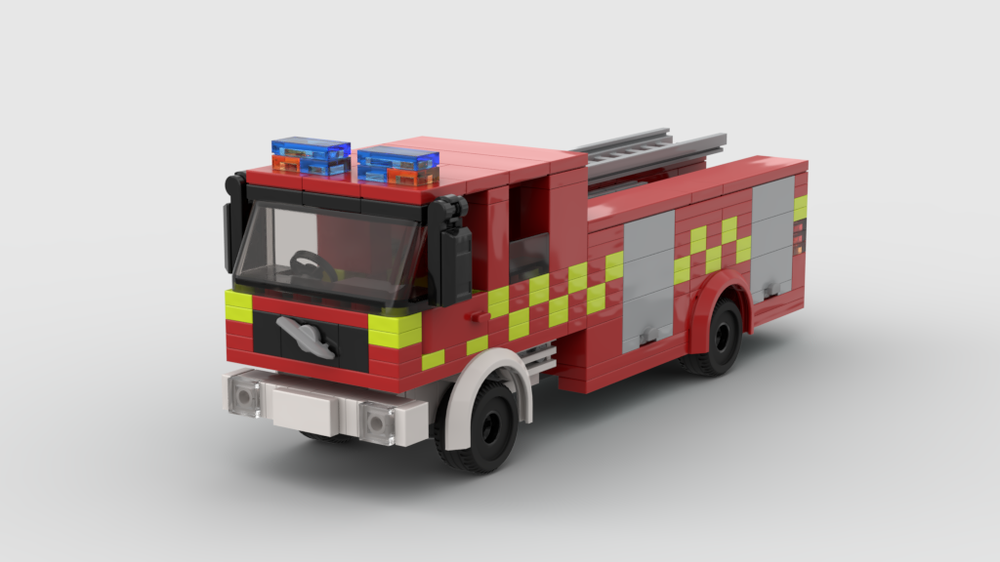 LEGO MOC British fire engine ( Volvo ) by BT_studios | Rebrickable ...