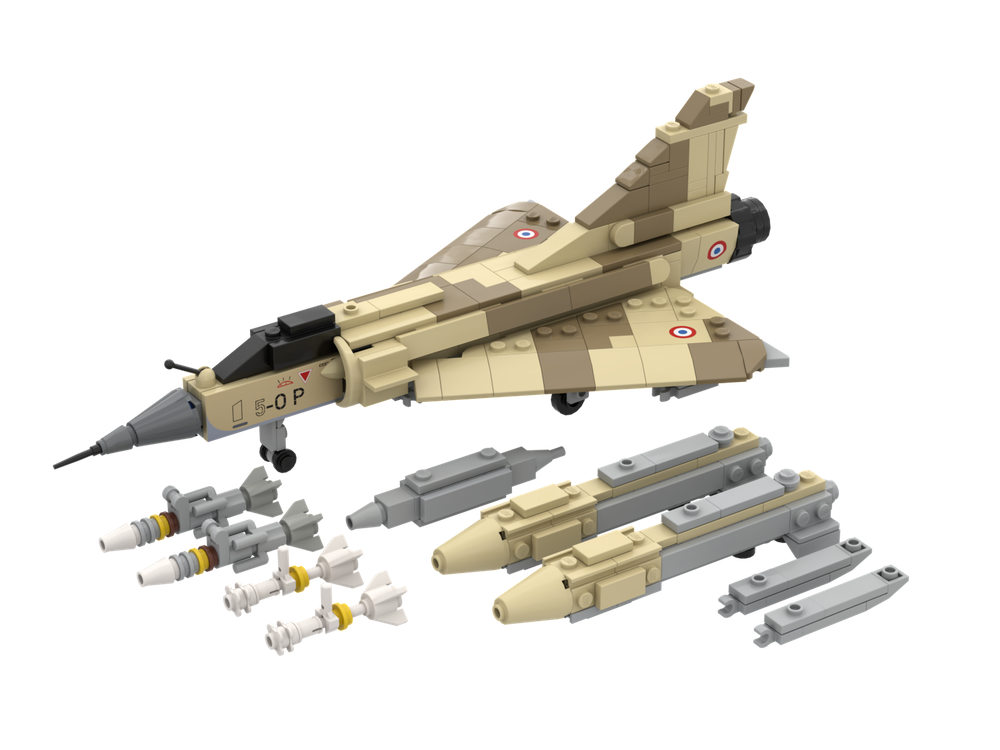 LEGO MOC Mirage 2000C Desert (1:58) by BricksByTAS | Rebrickable ...