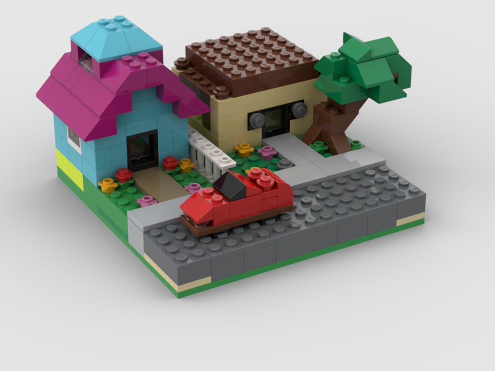 LEGO MOC Street Block (10698 alternate) by DRT16 | Rebrickable - Build ...