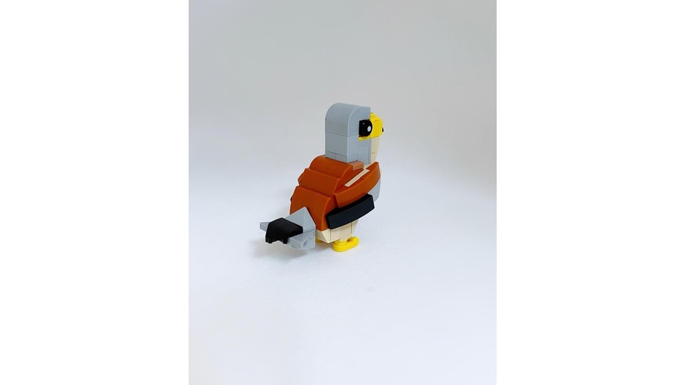 Lego Moc Lesser Kestrel Falco Naumanni By Diegofontana Rebrickable