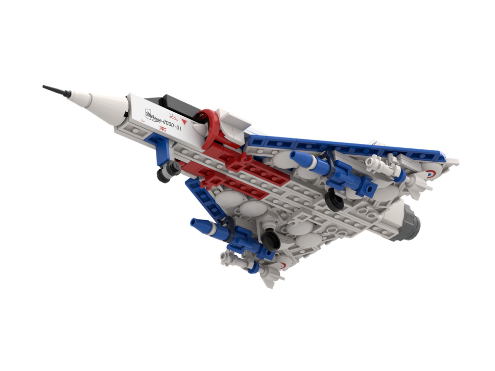 LEGO MOC Mirage 2000-01 Prototype (1:58) by BricksByTAS | Rebrickable ...