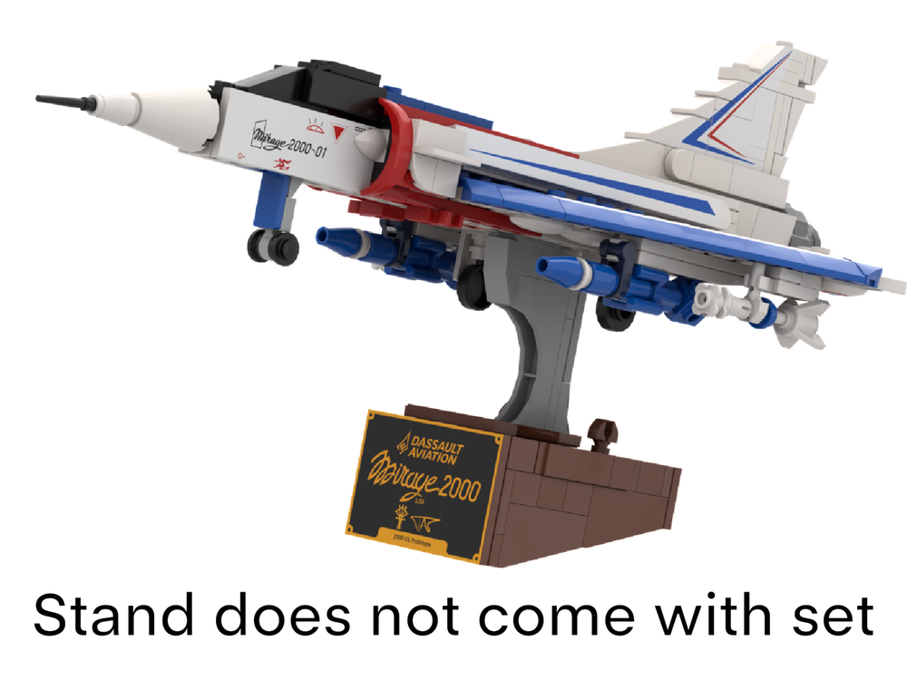 LEGO MOC Mirage 2000-01 Prototype (1:58) by BricksByTAS | Rebrickable ...