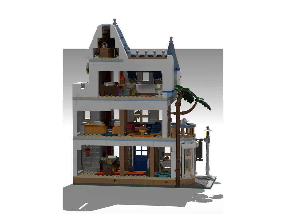 LEGO MOC Friends Castle Modular Version by Colorful Brick | Rebrickable ...