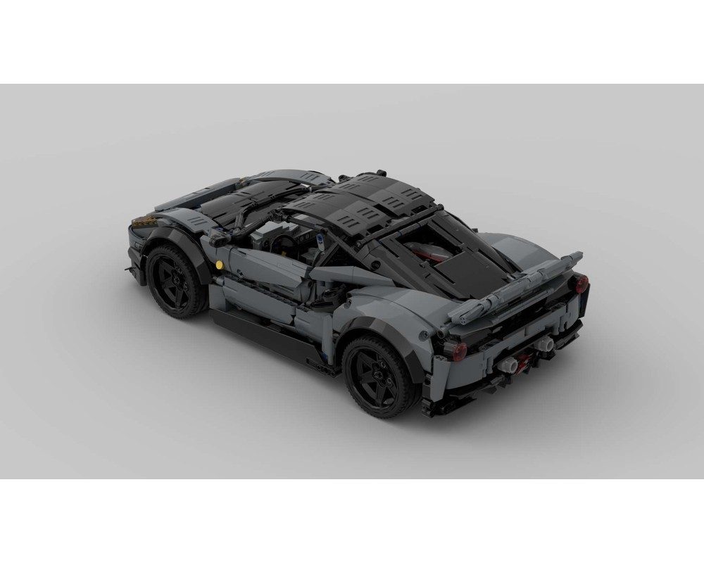 LEGO MOC Ferrari 488 Pista Liberty Walk (Dark Grey color) by SUPER8_LTG ...