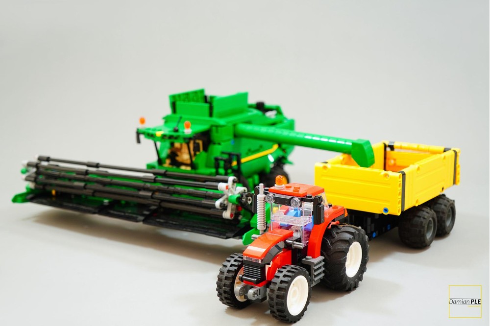 Lego Moc John Deere Combine Harvester By Damianple Technic Garage