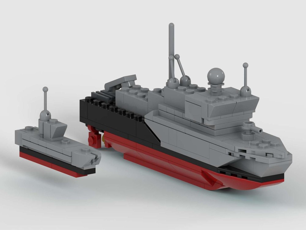 LEGO MOC MOC - Minensuchboot Ensdorf / + Seehund - M1094 - Mine ...