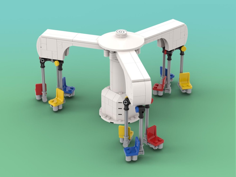 LEGO MOC Amusement Ride (Circuit Cubes) by ojuuji | Rebrickable - Build ...