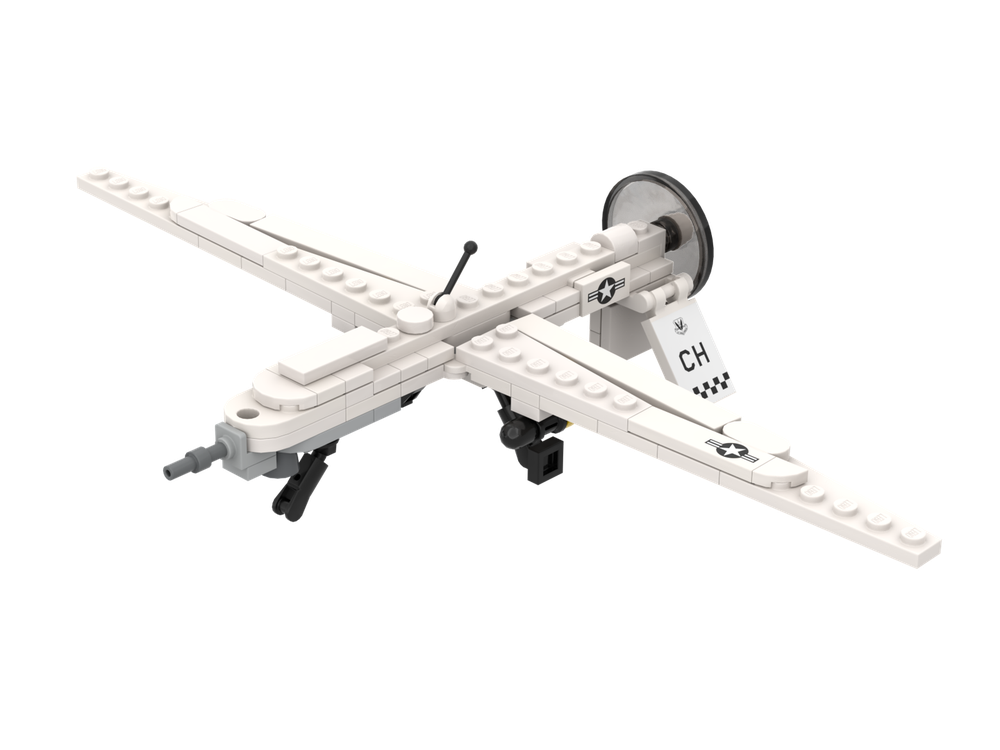LEGO MOC-188890 MQ-1B Predator (1:58) by BricksByTAS | Rebrickable ...