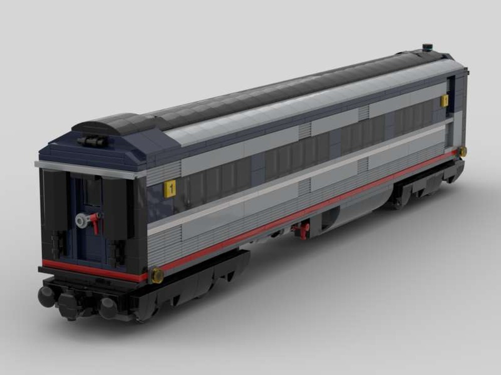 LEGO MOC North American Passenger Train Amtrak 1st Class Car #1 of 4 by ...