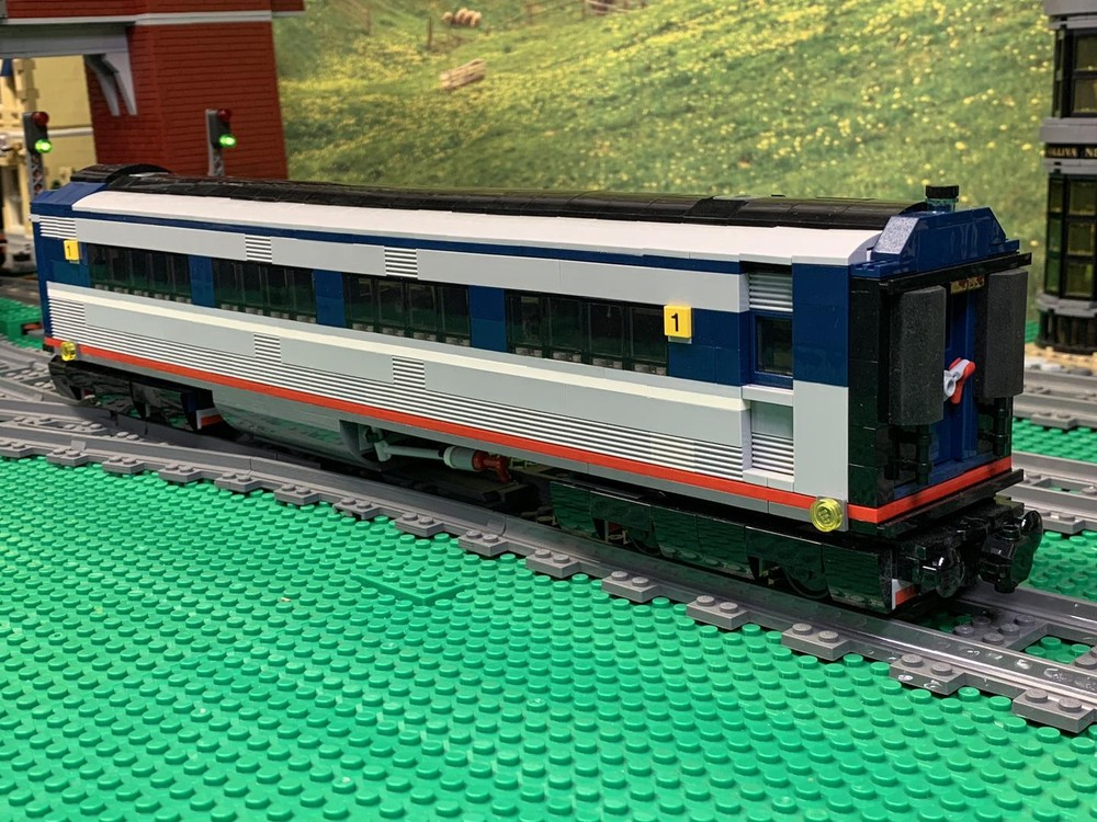 LEGO MOC North American Passenger Train Amtrak 1st Class Car #1 of 4 by ...