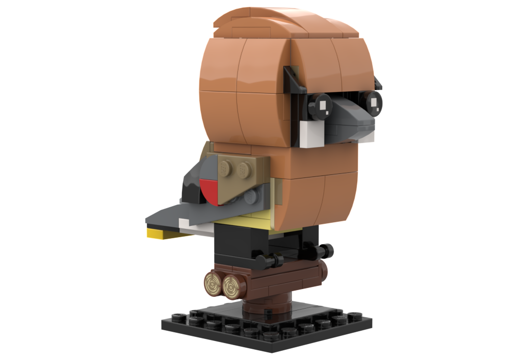 LEGO MOC Cedar Waxwing: Birdheadz by OrchardBuilds | Rebrickable ...