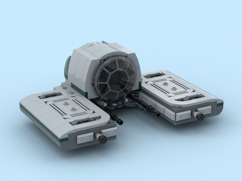 Lego Moc Kuat Vehicles Kv Cas 1 Airspeeder By Tingdrason