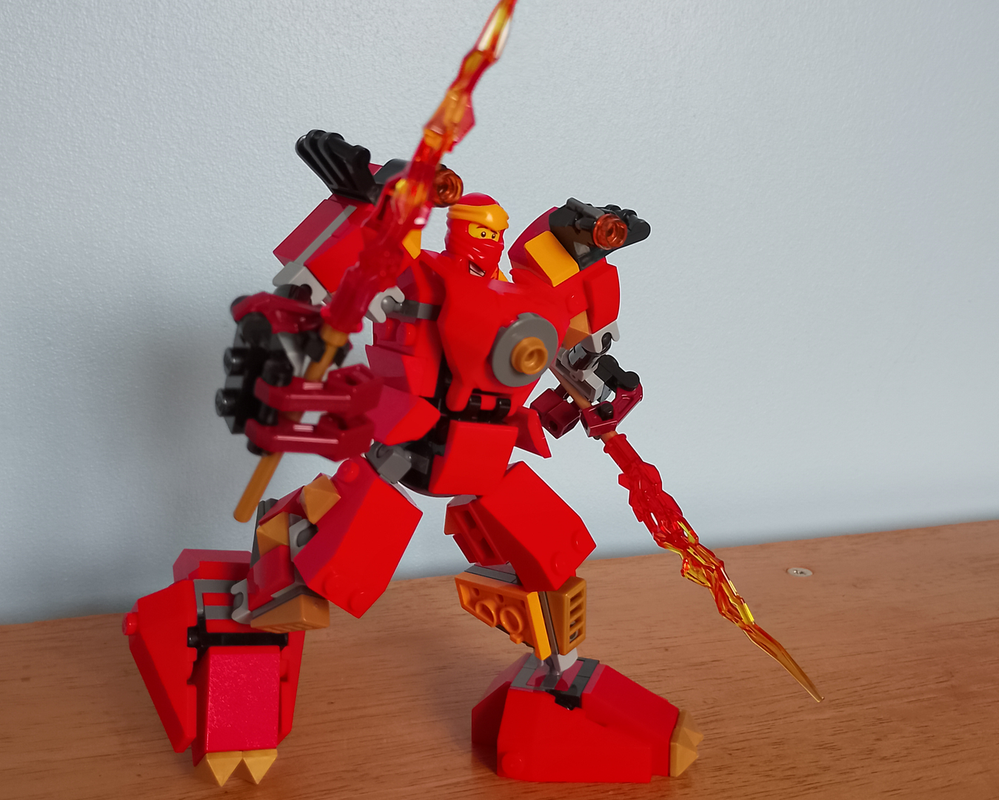 LEGO MOC Lava-Scout-Mech by ninjaroo66 | Rebrickable - Build with LEGO