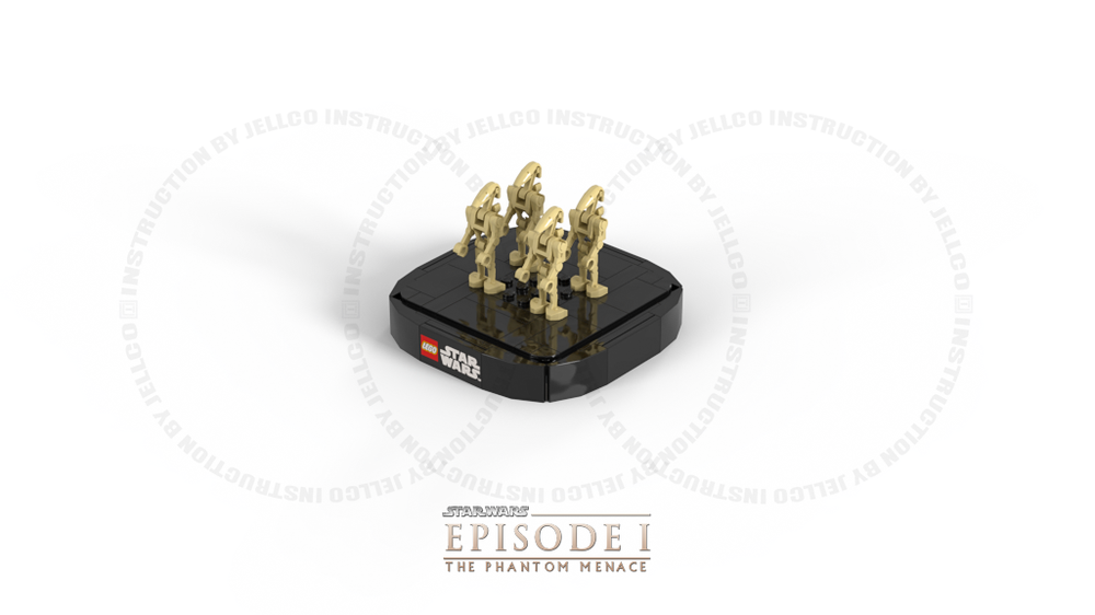 Lego Moc Ultramicro Trade Federation Droid Army By Jellco Rebrickable