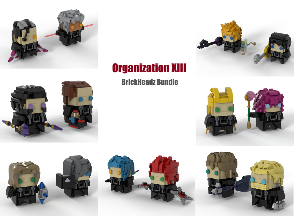 LEGO MOC Organization XIII Brickheadz Bundle by Twilight Brix ...