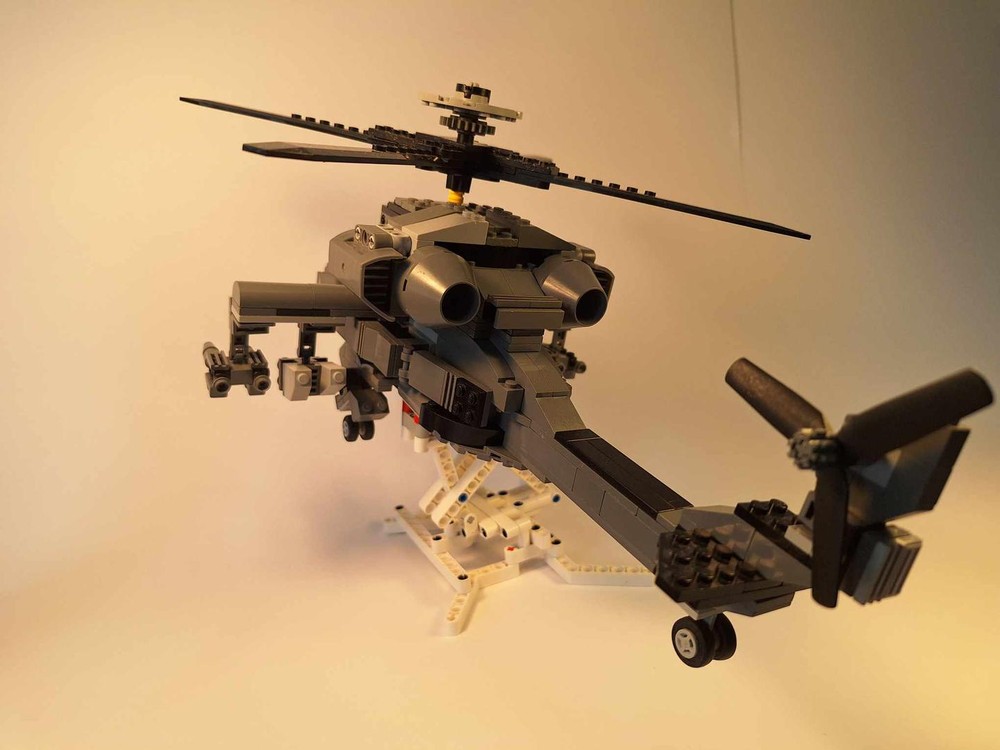 Lego Moc Helicopter Ah 64 Apache By Pabluas Rebrickable Build With Lego