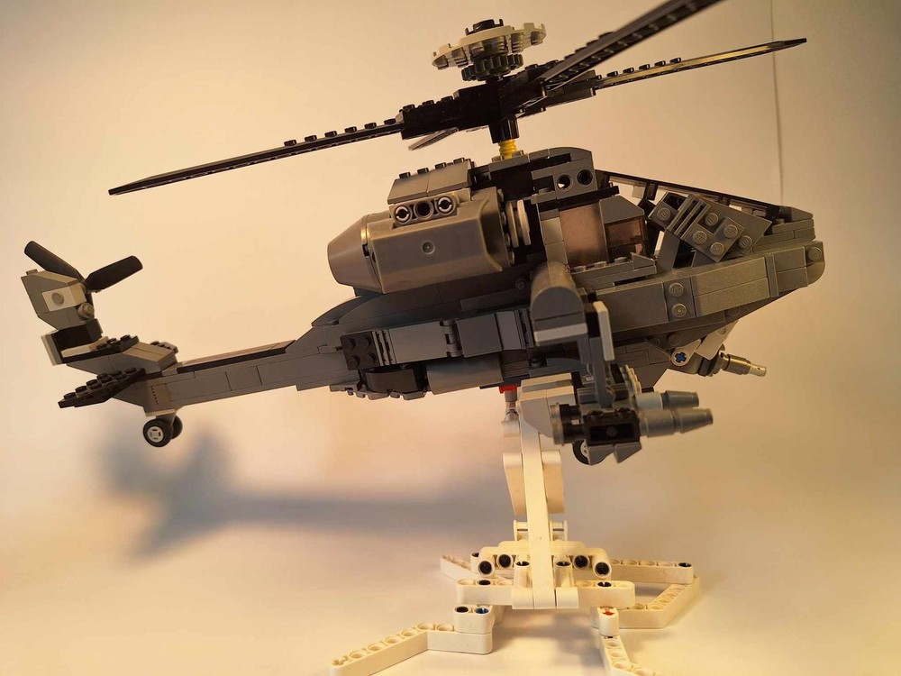 LEGO MOC Helicopter AH-64 Apache by Pabluas | Rebrickable - Build with LEGO