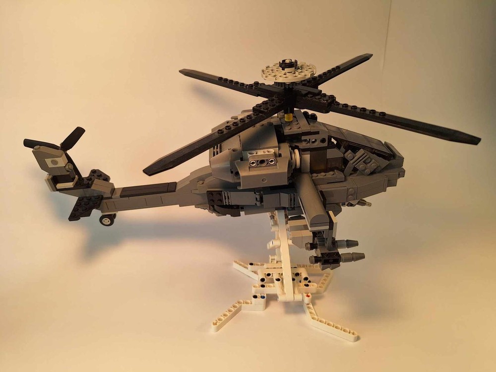 Lego Moc Helicopter Ah 64 Apache By Pabluas Rebrickable Build With Lego